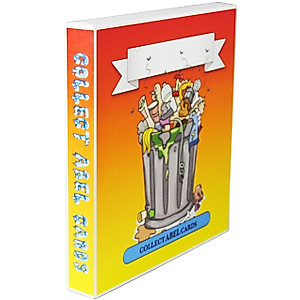 UniKeep Garbage Pail Kids GPK Themed Collectible Card Storage Binder - Complete With 20 Card Pages (Garbage)