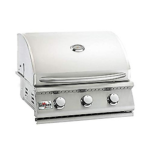 Summerset Sizzler Stainless Steel 26 Inch Natural Gas Propane Built in Grill