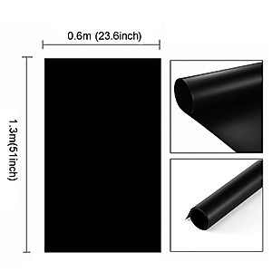 Meking 24x51 Inch PhotographyPVC Backdrop, Matte PVC Vinyl Seamless Background for Studio Photo Shooting, 4 Colors