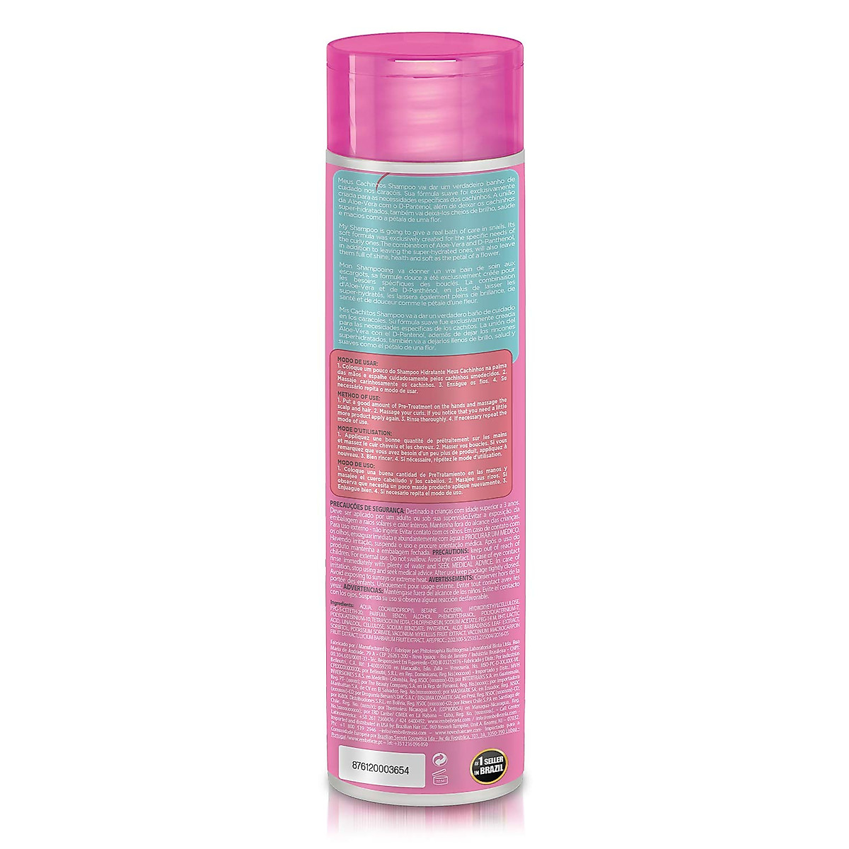 NOVEX My Little Curls Shampoo - Infused with Aloe Vera & Castor Oil for All Curl Textures - Kid's Hair Product (300ml/10.1oz)