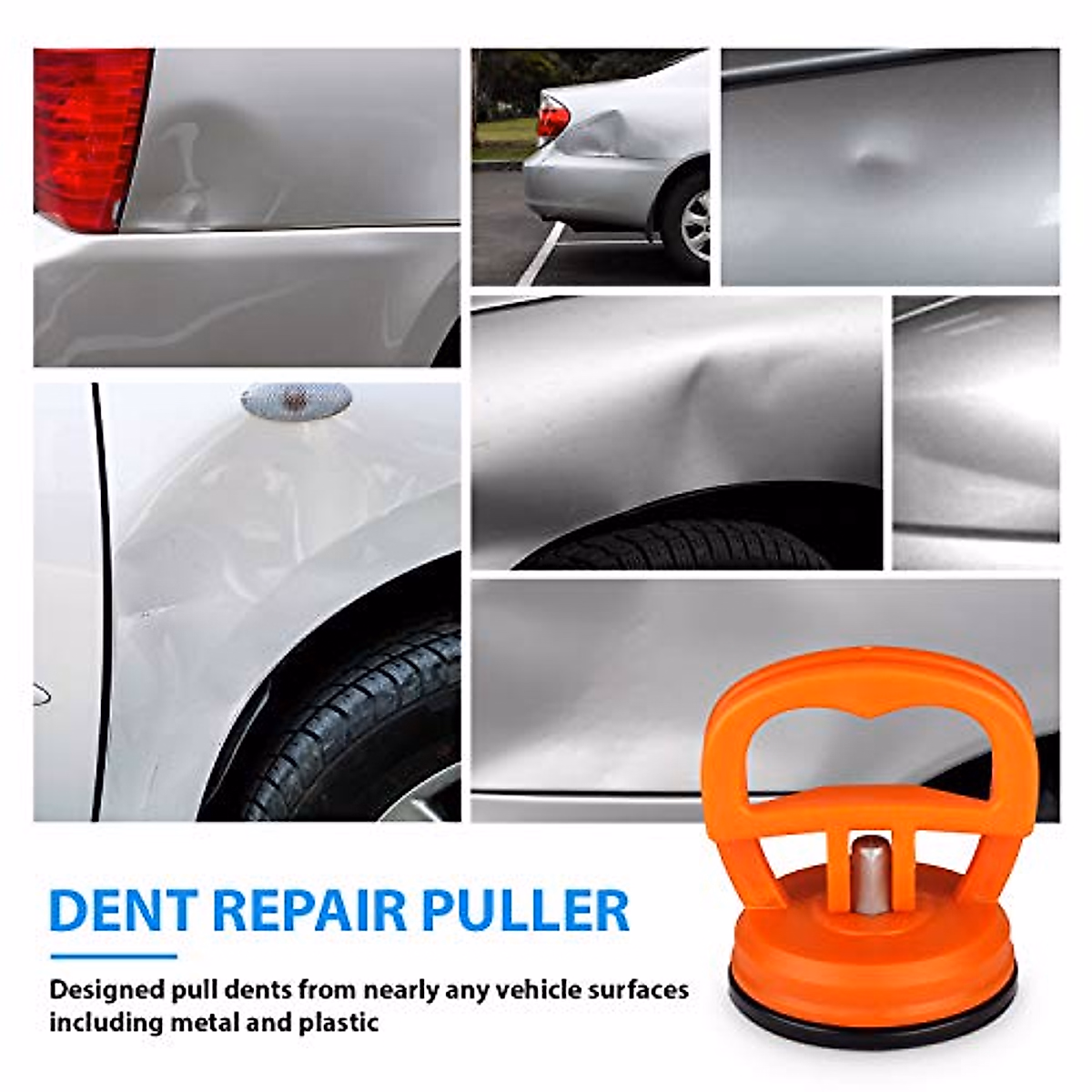 GANGZHIBAO 4pcs Heavy Duty Suction Cups- Dent Puller Suction Cup Repair Tool for iMac,Computer，MacBook，iPhone,LCD Screen Remove Opening Tool for Dent Puller Remover for Car Dent Repair