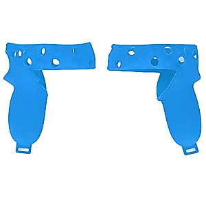 VR Joystick , Adjustable Protective Antislip Comfortable Controller Grip Cover Sweatproof with Strap for Quest 2(blue)