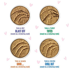 Weruva B.F.F. Play - Best Feline Friend Pate Lovers, Aw Yeah!, Pate Partay! Variety Pack, 3oz Pouch (Pack of 12)