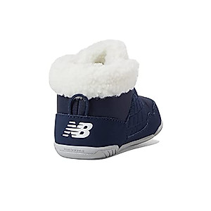 New Balance Baby Boys New-B Boot V1 Hook and Loop Sneaker, Natural Indigo/Rain Cloud/Sea Salt, 4 Wide Infant