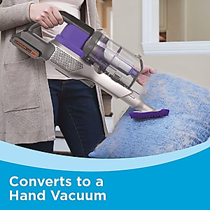 BLACK+DECKER Powerseries Extreme Cordless Stick Vacuum Cleaner for Pets, Purple (BSV2020P)