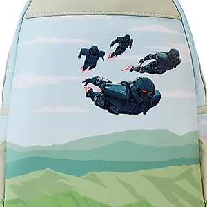 Loungefly The Mandalorian Grogu Stone Glow in the Dark Mini-Backpack, Amazon Exclusive