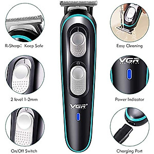 M MITLINK Hair Clippers, Haircut Trimmer Set, Hair Cutting Machine for Men/Kids/Baby/Barber Grooming Cutter Kit, Waterproof Haircut Barber Trimmer Kit with Guide Combs Brush (Black)