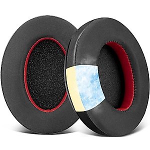 SOULWIT Cooling Gel Replacement Earpads for HyperX Cloud 1/I/2/II/3/III/Pro/Core/Alpha/Alpha S/Flight/Stinger/Mix/CloudX/CloudX Chat, Ear Pads Cushions with Softer High-Density Foam