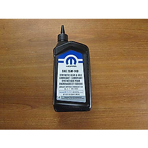 Mopar Two Quarts SAE 75W-140 Synthetic Gear & Axle Lubricant New OEM