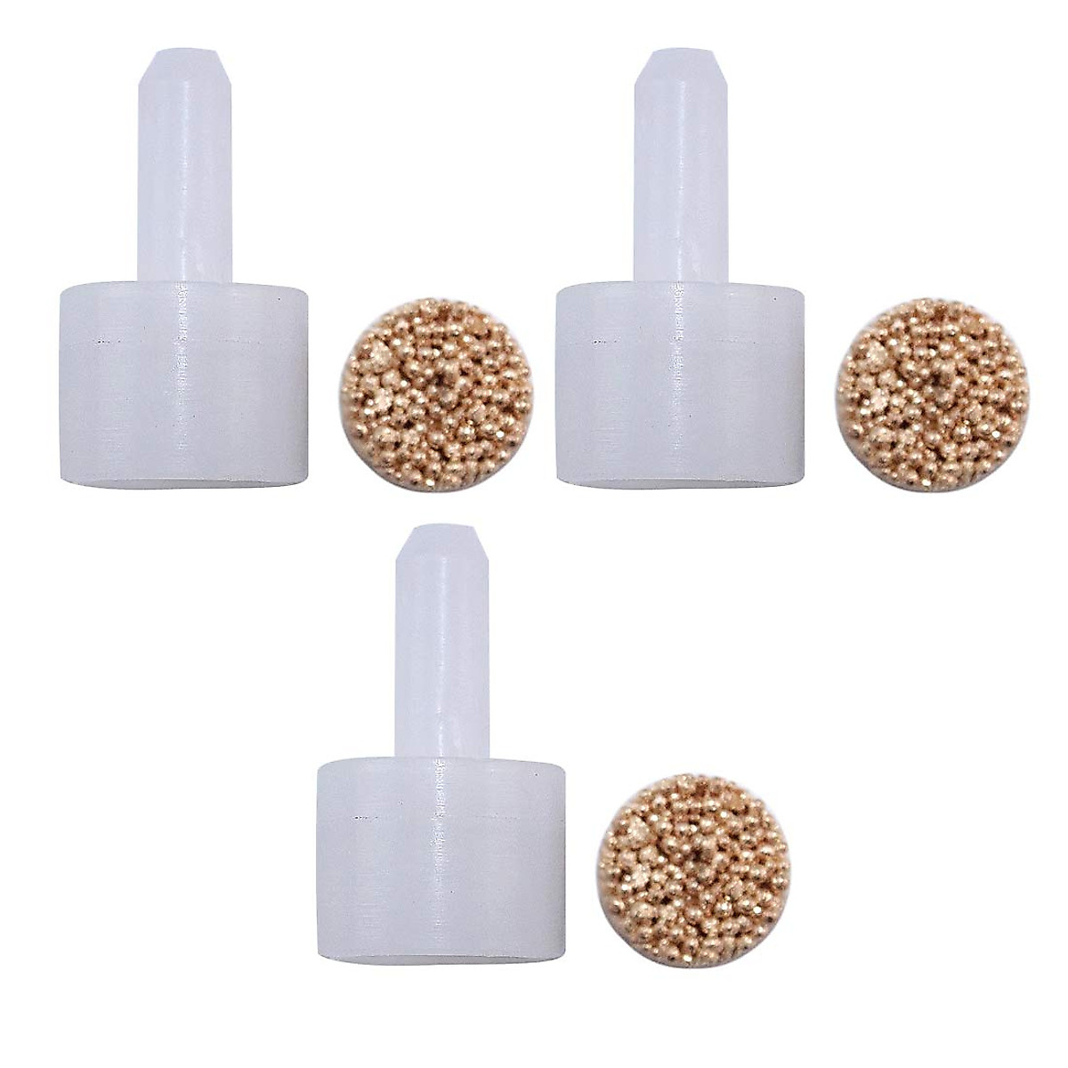 AUMEL Fuel Tank Vent Breather Kit 3Pcs for Husqvarna 334T 346 338XPT 340 345 350 357XP 359 435 440 445 450 460 570 575 576 Chainsaw Replace 537282301 537359501 501152901