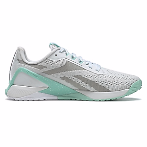 Reebok Womens Nano X1 Cross Trainer (10, Pure Grey 1 / Hint Mint/Pure Grey 3, Numeric_10)