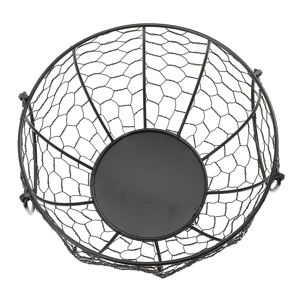 Metal Wire Egg Basket Egg Holder Organizer Case Container Kitchen Egg Storage Basket Fruit Basket Vegetables Fruit Bowl Kitchen Counter Organizers