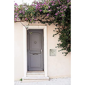 NACH Mailboxes for Outside Wall Mount, 10 x 10 x 4 inch Antique Silver Mail Boxes for House Outside, Waterproof Mailboxes for Outside - Chicago Style Mail Box