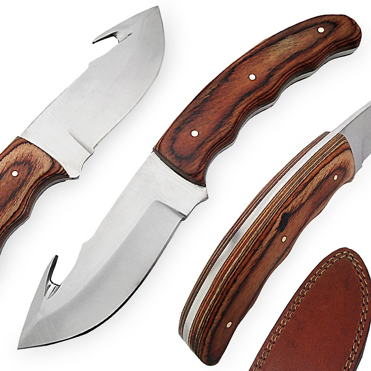Armory Replicas Hunting Full Tang Kentucky Outfitter Gut Hook Knife