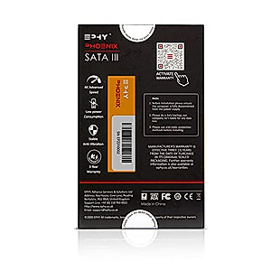 EPHY Phoenix mSATA SATA3 SSD 6Gb/s EP200M (256 GB, mSATA SSD)