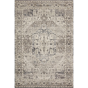 Loloi II Hathaway Steel/Ivory 9'-0" x 12'-0" Area Rug