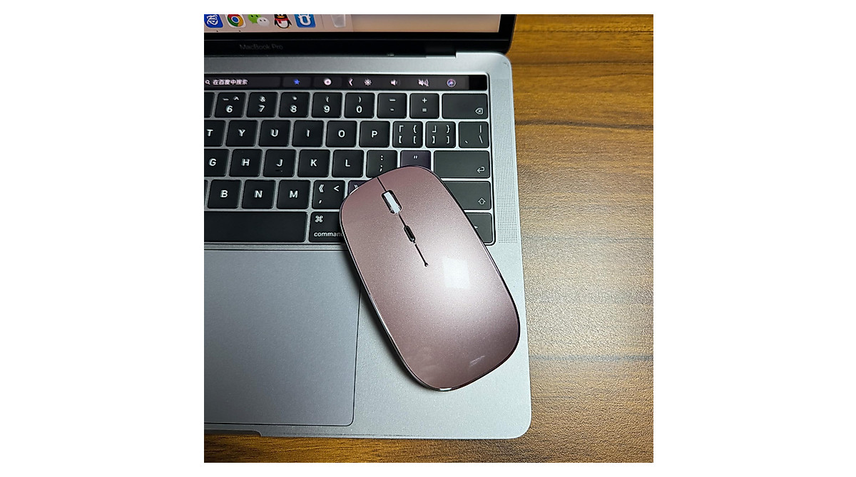 Buy Rose Gold Pink Bluetooth Mouse for iPad, Mac & Windows – Silent ...