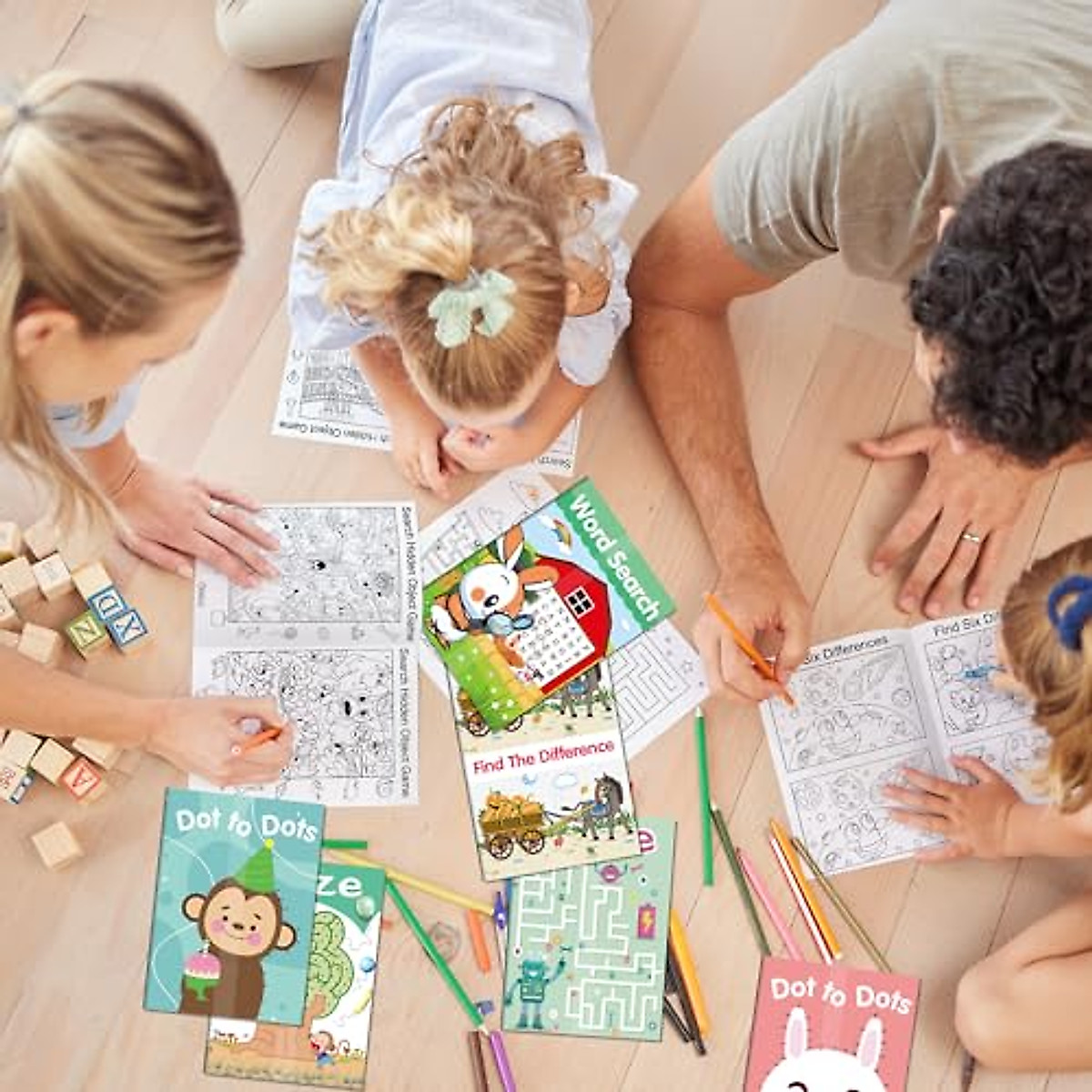 Elfew 20 Pack Small Activity Books for Kids Age 4-8,8-12.Kid Party Favor Game and Coloring, Include Word Search, Mazes,Find the Difference,Dot to Dot and More, Goodie Bag Stuffers for Kids