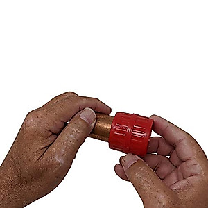 TOFL Pipe Tool - Great For Copper Pipes, A Reamer, And Deburring Tool, An Inner And Outer Reamer For Soft Metals And PVC Rigid Plastic Tubing 3/16 to 1-1/2-inch (6 Mm To 40 Mm) (Red)