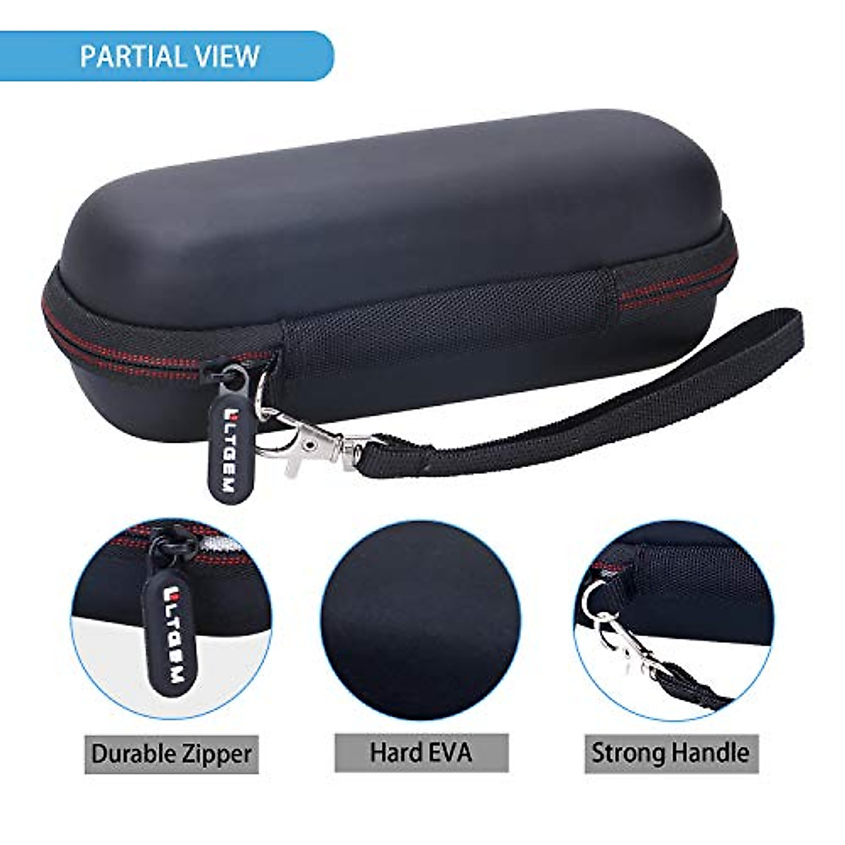 LTGEM EVA Hard Carrying Case for Zoom H1n/H1 Handy Portable Digital Recorder