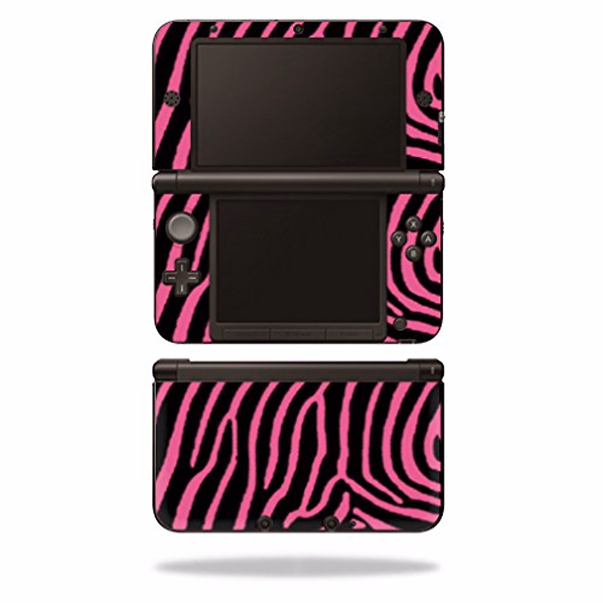 MightySkins Skin Compatible with Nintendo 3DS XL Original (2012-2014 Models) Sticker Wrap Skins Zebra Pink