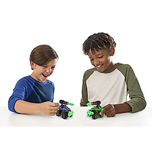 5 Surprise Monster Trucks Glow Riders Series 2 by ZURU (2 Pack) Glow in The Dark, Miniature Mystery Collectible Capsules, Mini Toy Truck, Battle Toys for Boys, Kids, Teens