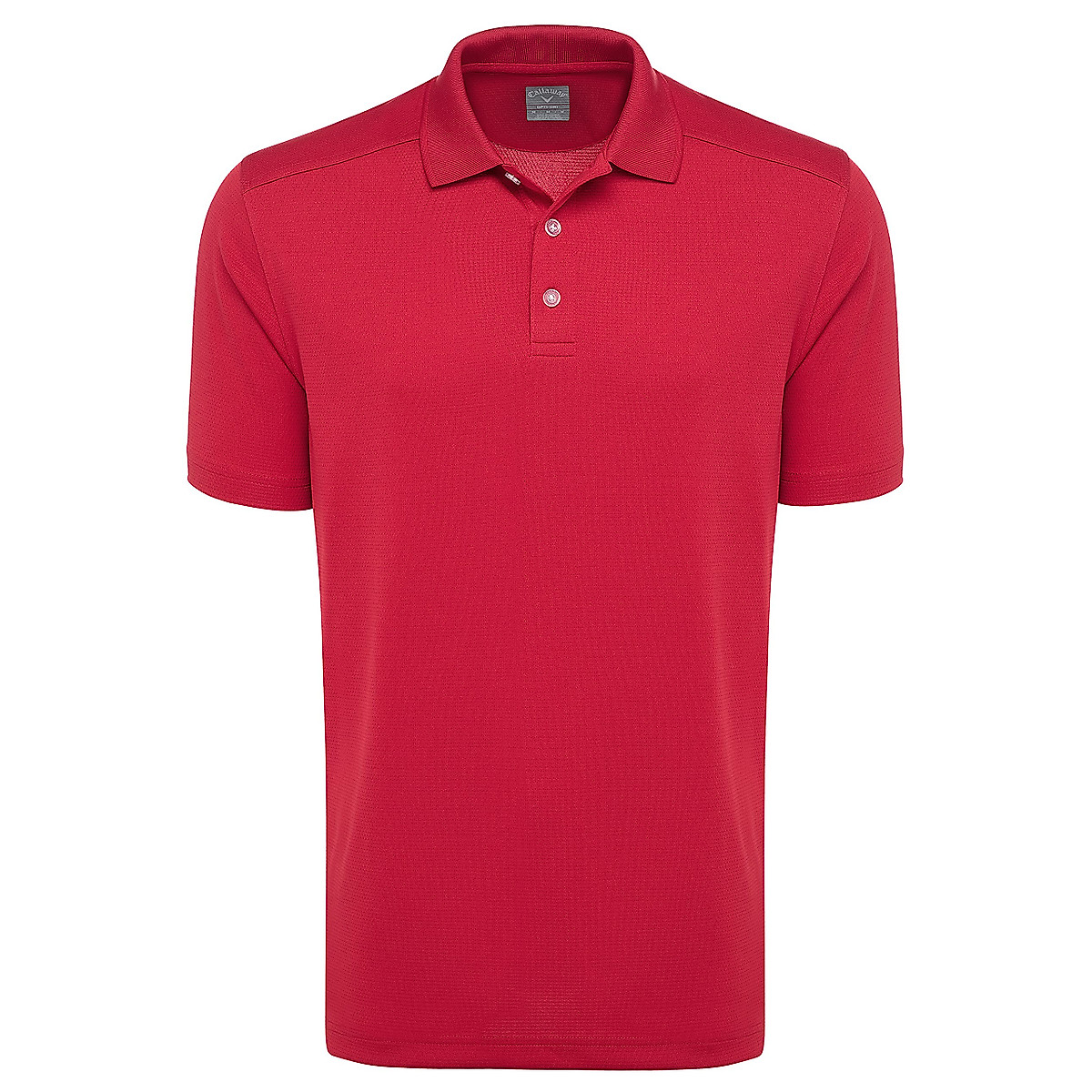Callaway Men's Short Sleeve Core Performance Golf Polo Shirt with Sun Protection (Size Small-4X Big & Tall), Chili Pepper, 3X-Large