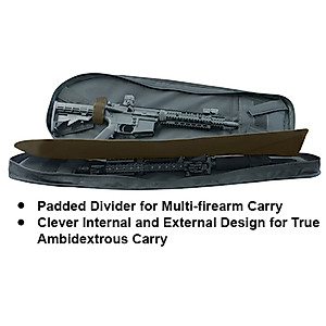 UTG ABC Sling Pack 30" Multi-Firearm Case w/Electric Blue