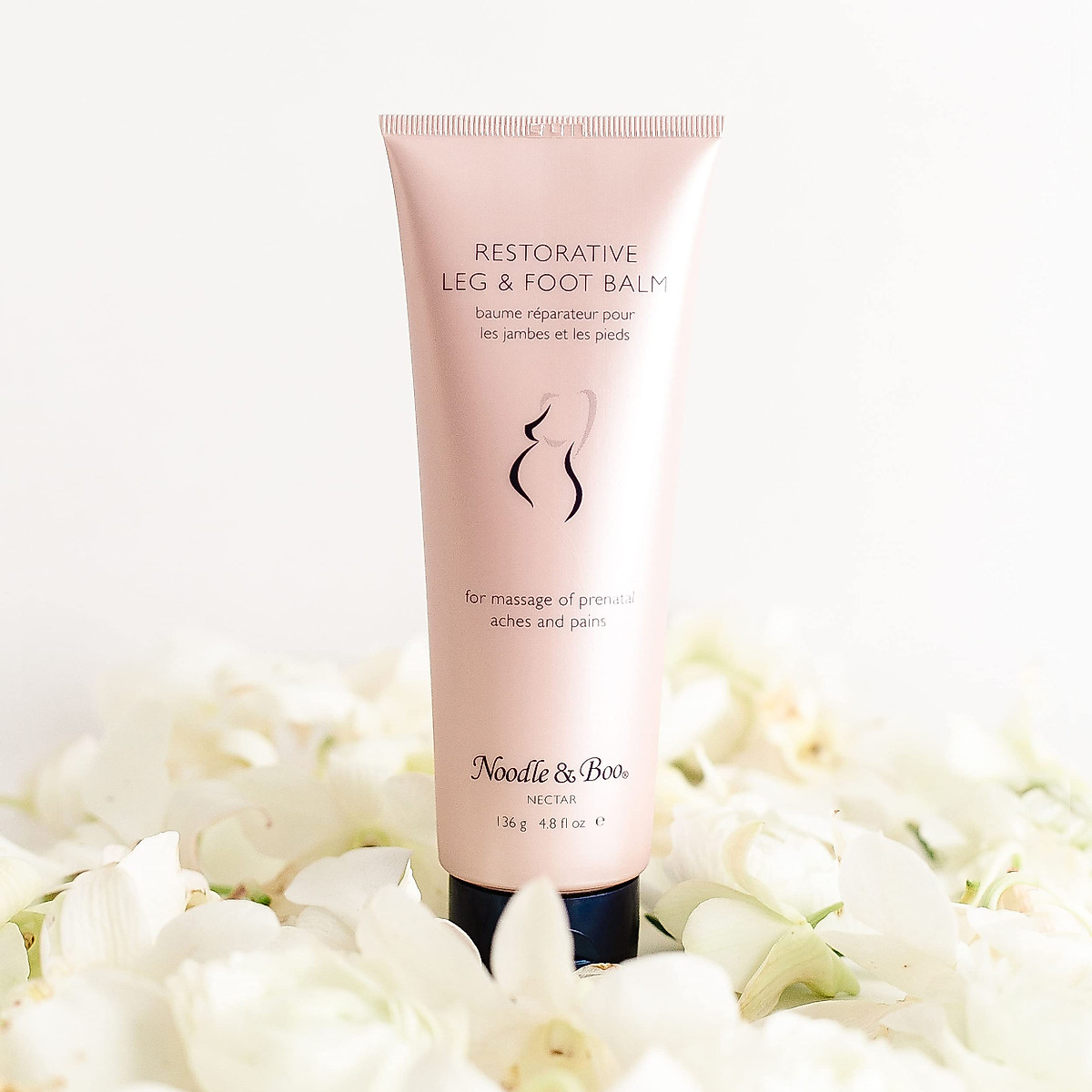 Noodle & Boo Prenatal Essential Daily Body Care Kit - Perfecting Crème, Elasticity Oil, Restorative Leg & Foot Balm, Trimester 1-3, 16.6 fl. oz.