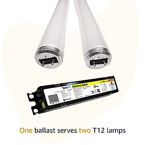 Universal Lighting Technologies B234SR120M-A000I Electronic Ballast, Fluorescent, T12, 2-Lamp, 120V, Black