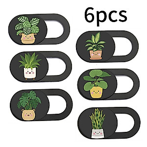 VumSyme Slide Phone Camera Blocker, Camera Webcam Privacy Cover Slide Phone Camera Blocker Laptop Privacy Protector 6PCS Laptop Camera Webcam Cover Webcam Privacy Cover