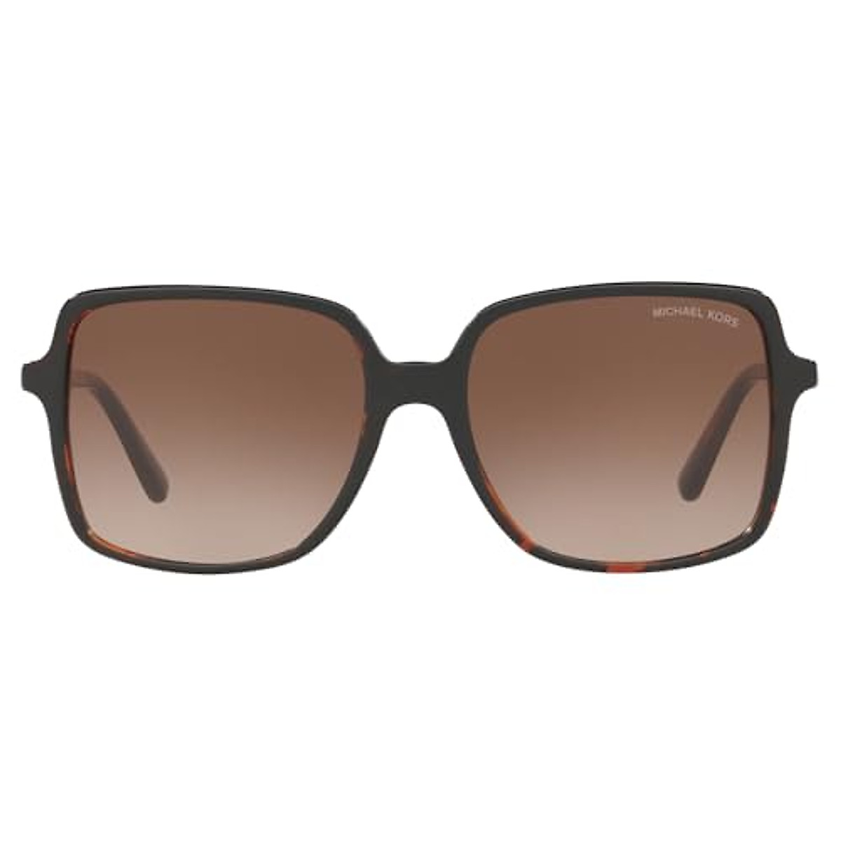 Michael Kors Women's Fashion Outwear Oversize Sunglasses, Dark Havana/Brown Shaded, One Size + 1