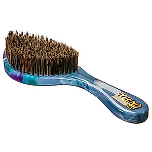 Torino Pro Curve Wave brush #201- Medium Hard Reinforced Curved 360 wave brush - Shower Brush for wash & styles for 360 waves - Great for Wolfing and getting down to your scalp