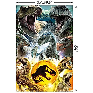 Trends International Jurassic World: Dominion - Group Wall Poster, 22.375" x 34", Unframed Version