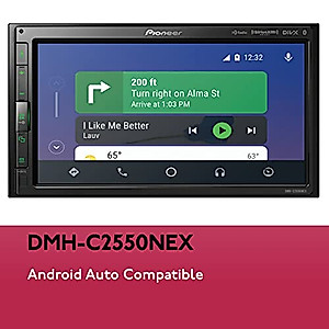 Pioneer DMH-C2550NEX 6.8" Amazon Alexa When Paired with Pioneer Vozsis App, Android Auto, Apple CarPlay, Bluetooth, HD Radio - Modular Solutions Digital Media Receiver