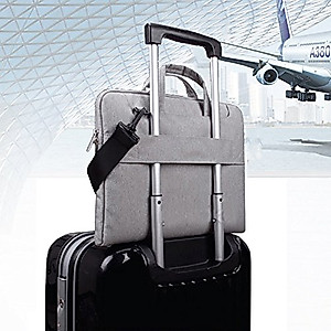 Lacdo 11 inch Chrombook Case Laptop Sleeve for 11.6 inch Samsung Lenovo Acer Chromebook R11 | ASUS VivoBook L203MA | 11.6" MacBook Air | HP Chromebook/Stream 11 | Surface Pro X 7 Computer Bag, Gray