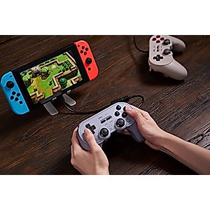 8BitDo Pro 2 Wired Controller for Switch, Windows, Steam Deck & Raspberry Pi (G Glassic Edition)