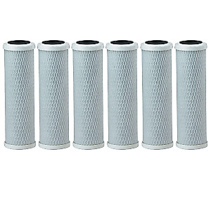 Pentek CBC-10 0.5 Micron Standard 10 Inch Carbon Block Water Filter 6 Pack
