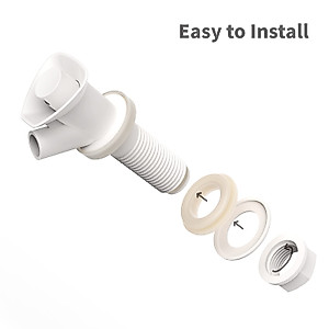 ZAITOE Water Cooler Spigot for Rubbermaid Gott Cooler Valve, Push-Button Plastic Cooler Faucet with Seal Ring, Water Juices Beverages Dispenser Replacement Spigot (Pack of 2)