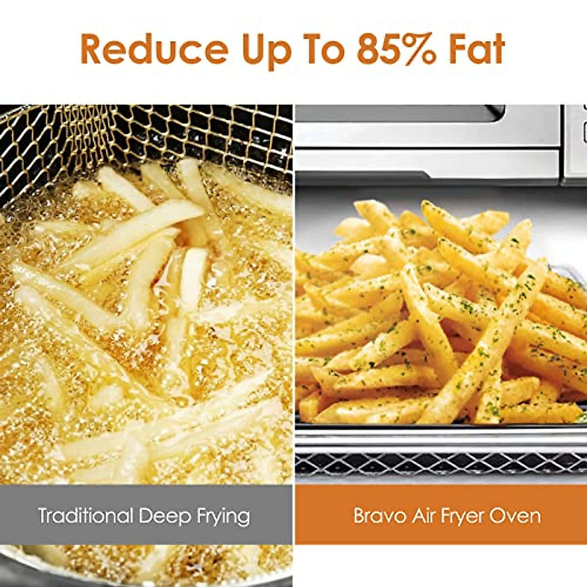 NUWAVE Bravo Air Fryer Oven, 12-in-1, 30QT XL Large Capacity Digital Countertop Convection Oven