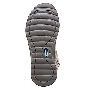 BZees Women's Glacier Ankle Boot, Taupe, 8 Wide