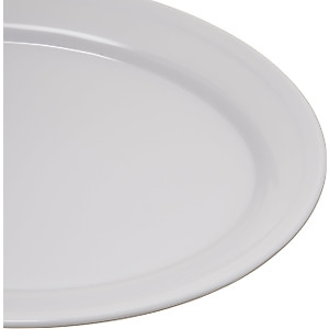 Carlisle FoodService Products 4356002 Dallas Ware Melamine Oval Platter Tray, 12" x 8.50", White (Pack of 24)