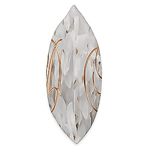 401Merch Monograms D Orange Lilac Flower Petal Plant Nature Initial Letter Name Throw Pillow, 16x16, Multicolor