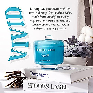 Hidden Label Scented Candles, Soy Candles for Home Patissier 2 Wicks 8.1oz Vivid Collection, Candle Set Gifts for Women Birthday Valentines Day Mothers Day Christmas