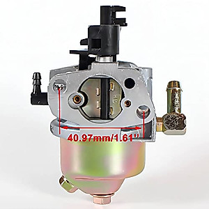 Fremnily Carburetor Compatible with Craftsman 247.881733 247.881732 247.881980 247.884331 31AS6BEE799 31AS6AED799 Snow Thrower, silver