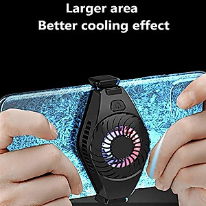 JYXDKD Universal Mobile Phone Cooler Adjustable Cooler Portable Heat Sink Cooling Fan Game Pad Holder