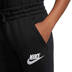 Nike Boys NSW Club Jogger Fleece Pant, Black/Black/White, X-Small