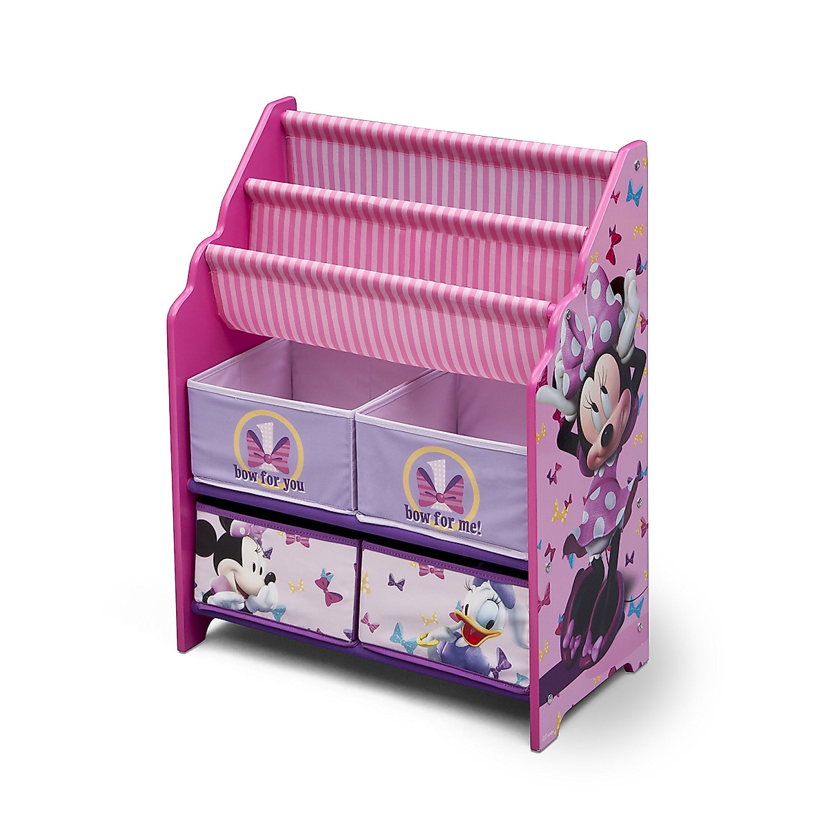 Disney Minnie Mouse Book and Toy Organizer, Multicolor
