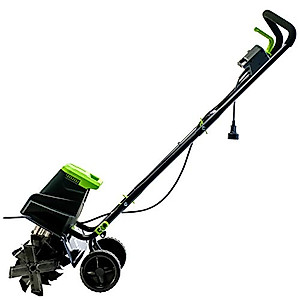 Earthwise TC70125 12.5-Amp 16-Inch Corded Electric Tiller/Cultivator, Green