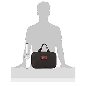 BLACK+DECKER 8V Drill & Home Tool Kit, 57 Piece (BDCD8PK)